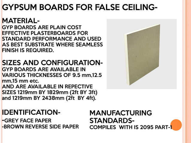 False Ceiling Information and Joinary Details | PDF