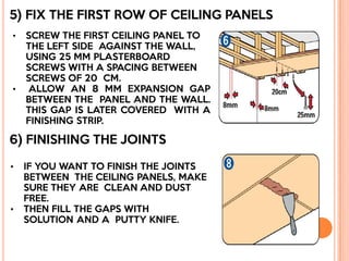 False Ceiling Information and Joinary Details | PDF