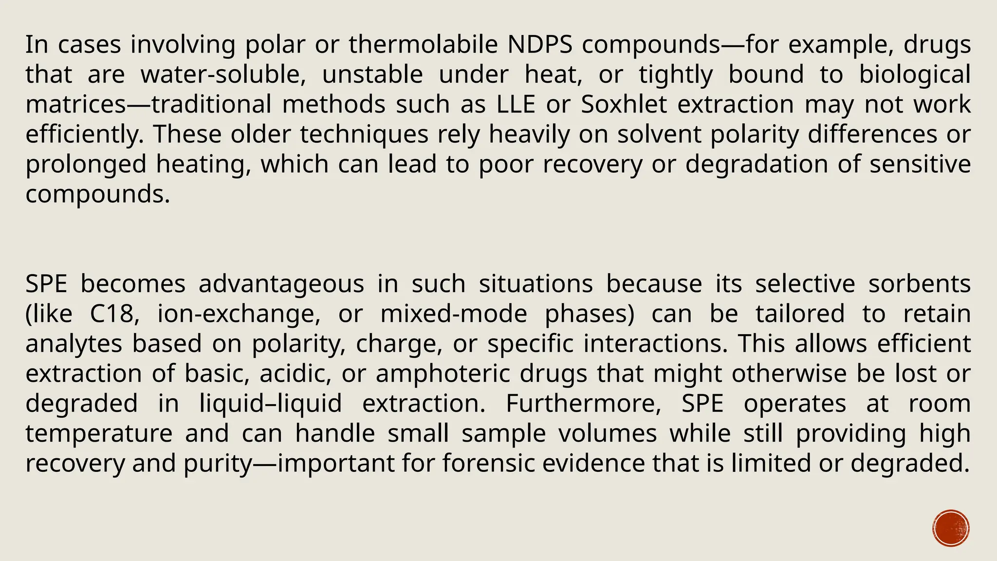 Group1 Forensic Chemistry Isolation techniques for purifying NDPS.pptx