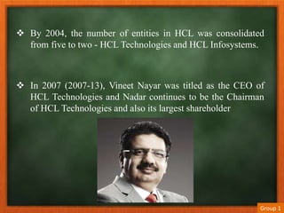HCL SHIV NADAR STORY | PPTX