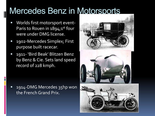 History of mercedes benz | PPTX | Automotive Industry | Industries