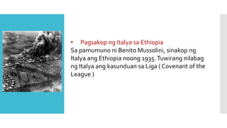 Sanhi ng Ikalawang Digmaang Pandaigdig | PPTX