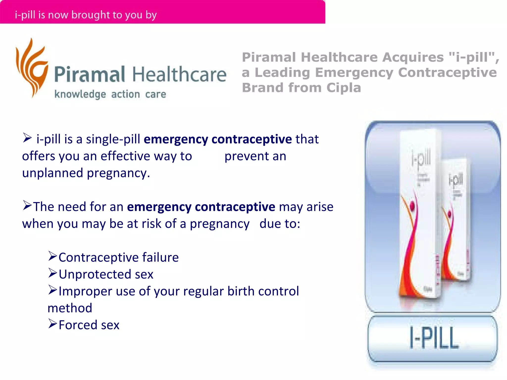Group 1 ipill | PPT | Pregnancy | Reproductive Health