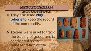 Basic Accounting History - Mesopotamia Era | PPTX