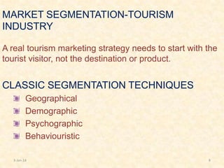 Tourism Marketing | PPTX | Marketing and Advertising | Business