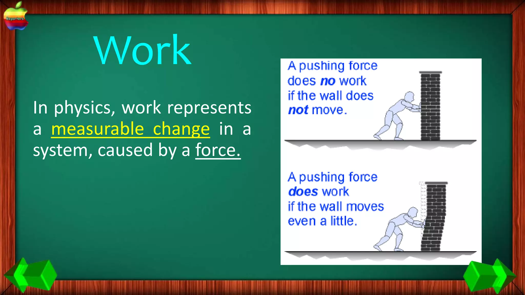 Work and Energy in Physics | PPTX