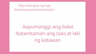 Heograpiya ng Bansa at Pinagmulan nang lahing Pilipino | PPTX