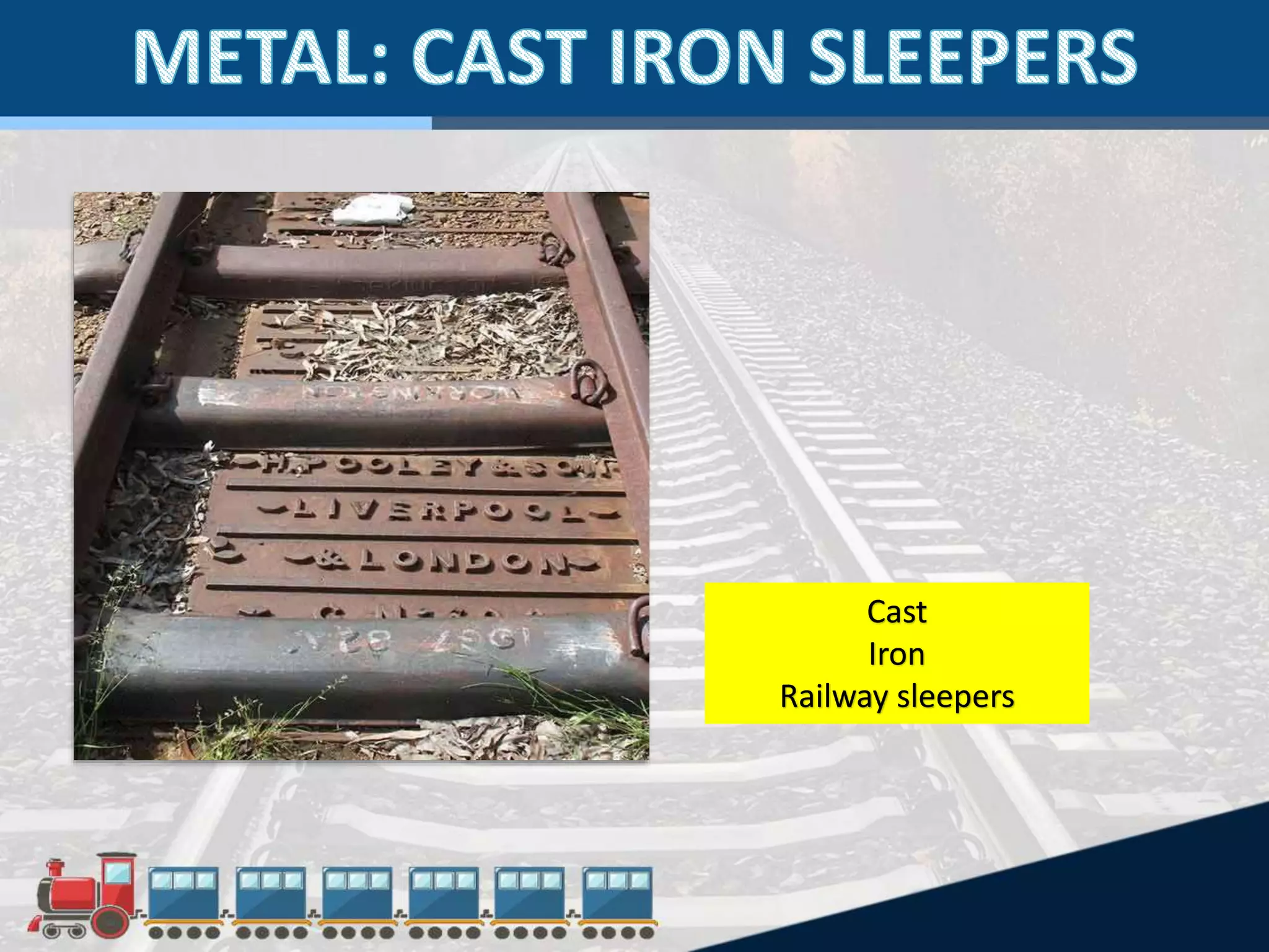 SLEEPERS - RAILWAY ENGINEERING | PPTX