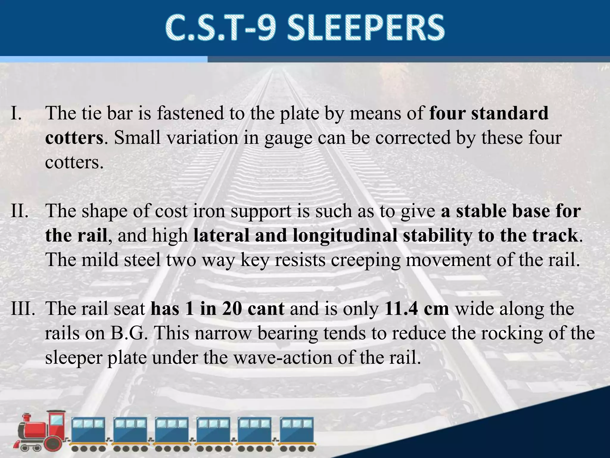 SLEEPERS - RAILWAY ENGINEERING | PPTX