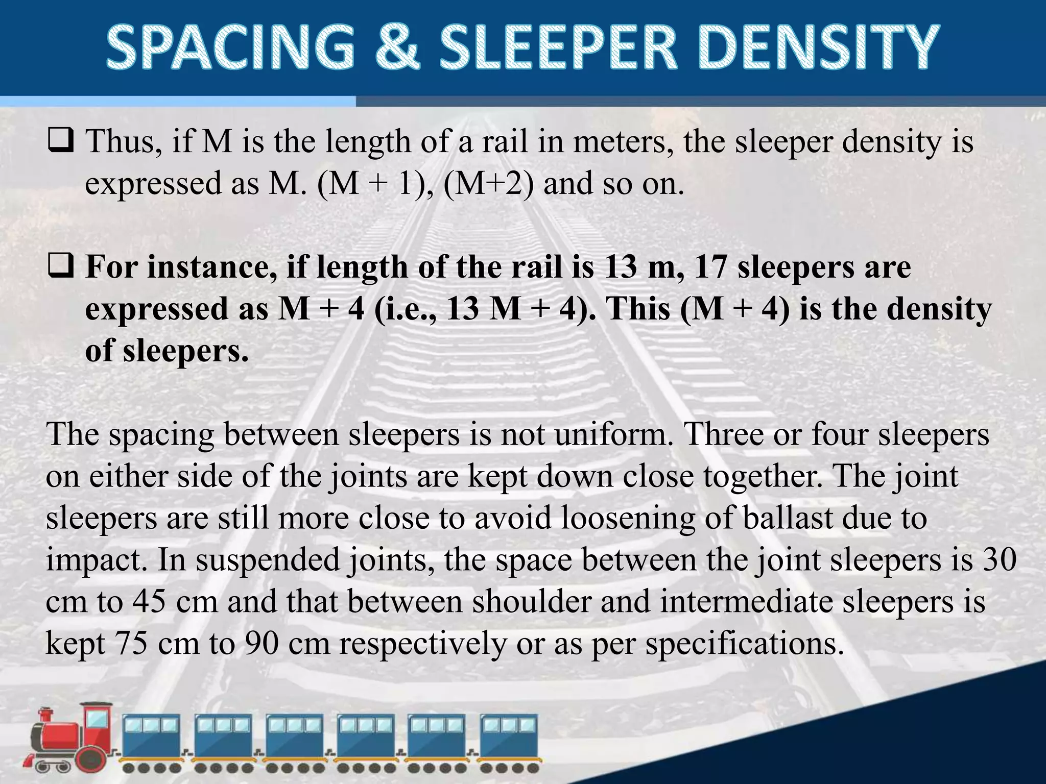 SLEEPERS - RAILWAY ENGINEERING | PPTX