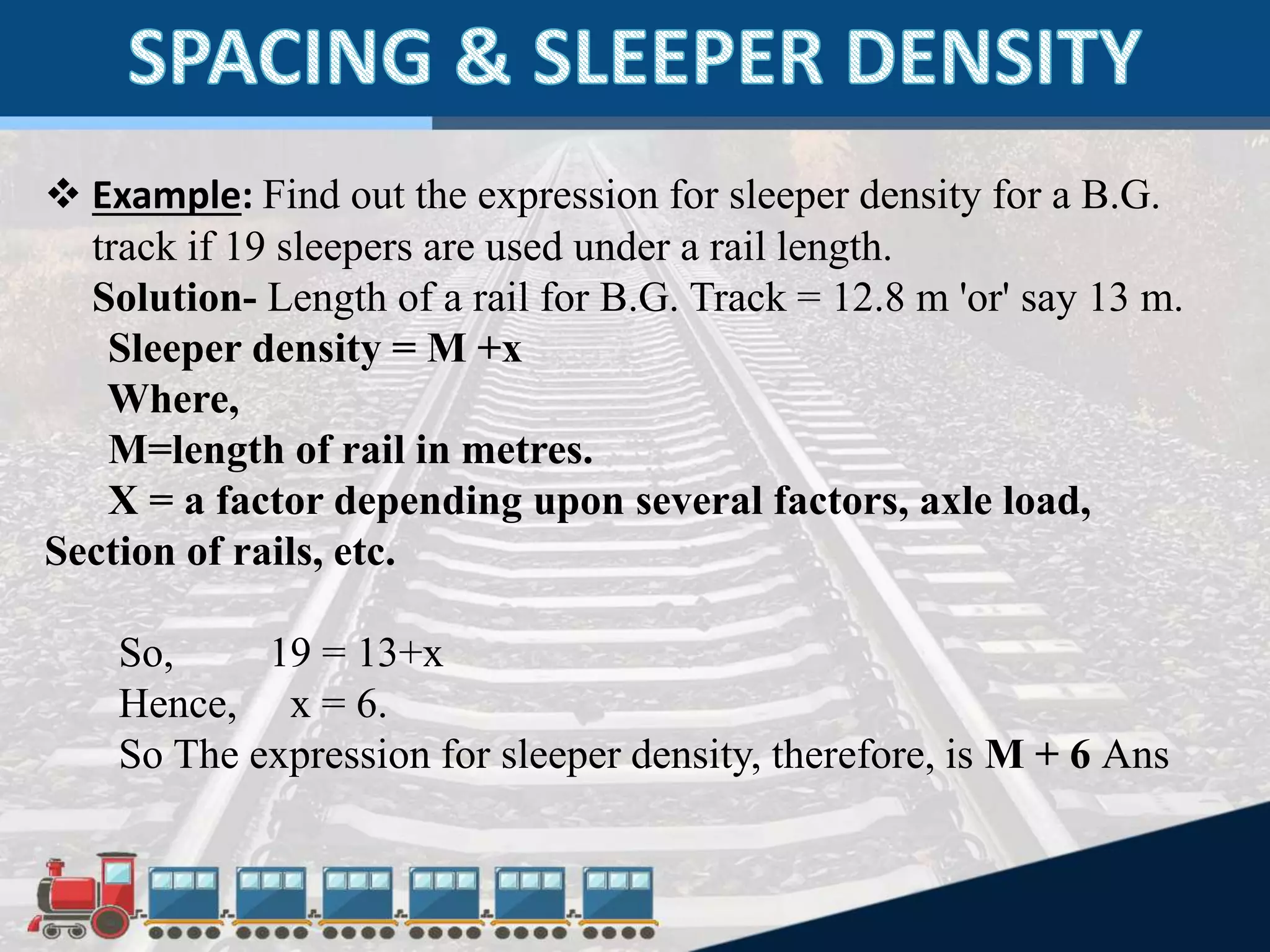 SLEEPERS - RAILWAY ENGINEERING | PPTX