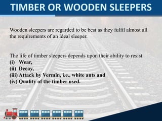 SLEEPERS - RAILWAY ENGINEERING | PPTX