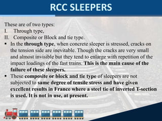 SLEEPERS - RAILWAY ENGINEERING | PPTX
