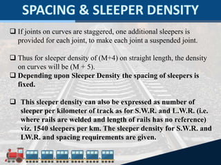 SLEEPERS - RAILWAY ENGINEERING | PPTX