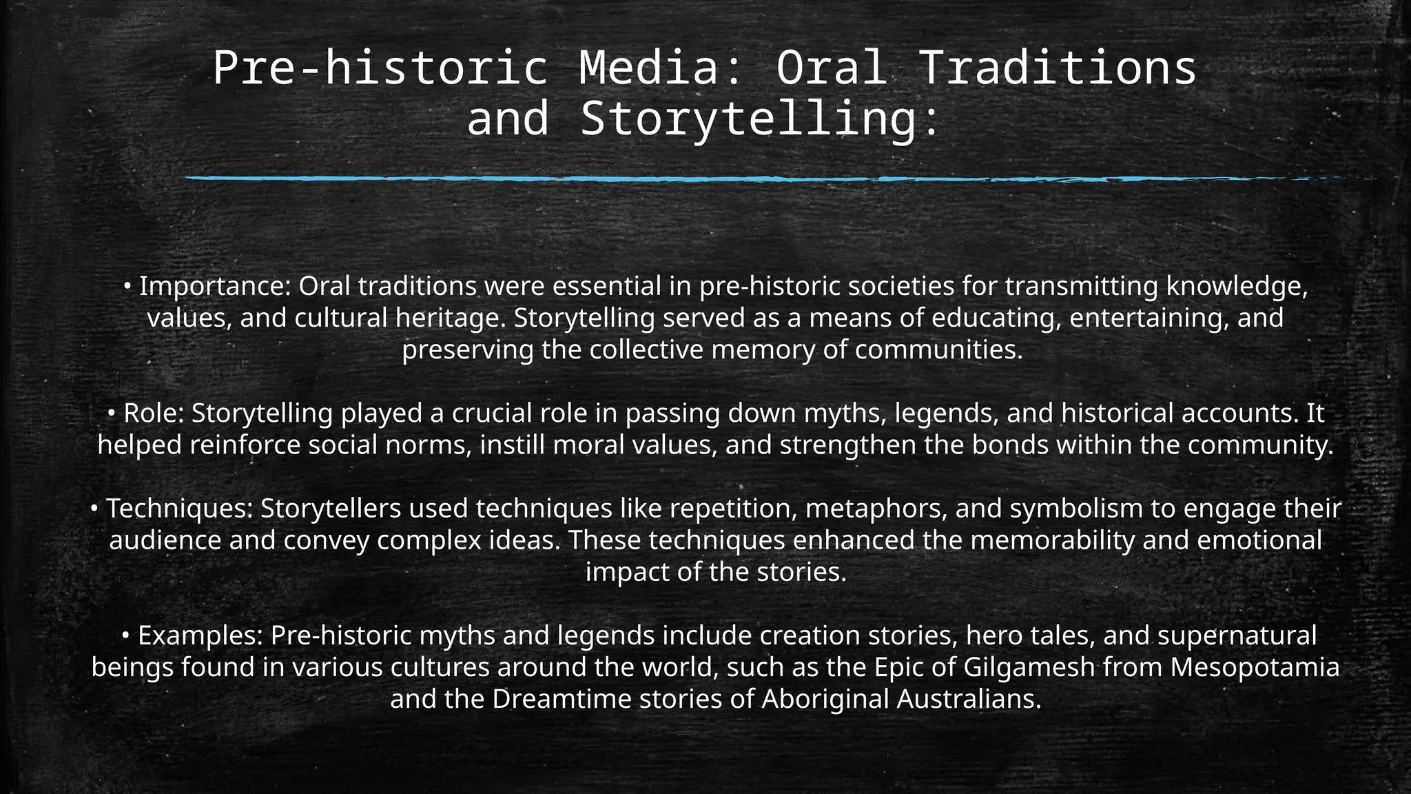 Media and Information Technology - Pre-Historic Age | PPTX