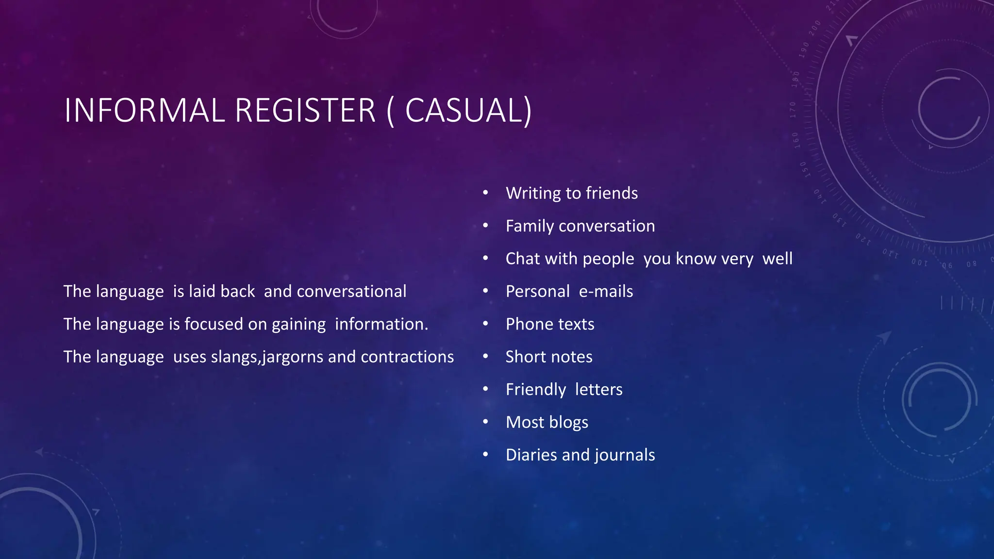Varieties and register of spoken and written language | PPTX