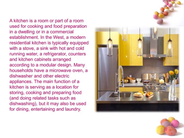 Kitchen presentation | PPTX | Interior Decorating | Home & Garden