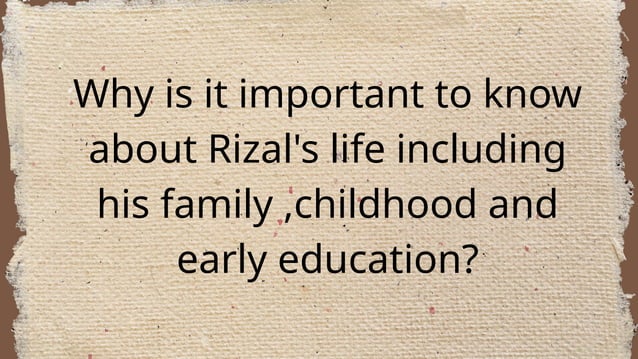 RIZAL topic in Life and Works of Rizal’s | PPT