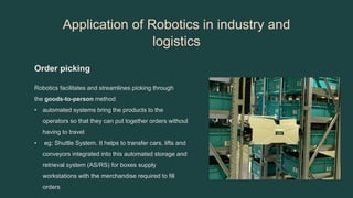 Robotics in operations management for mbant | PPTX | Logistics and ...