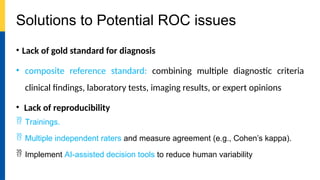 Group 1 ROC assignment explaining ROC and AUC | PPTX