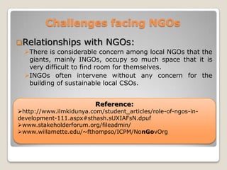Group 1 role of ng_os in development and challenges faced | PPTX