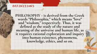 SCIENCE VS PHILOSOPHY | PPTX
