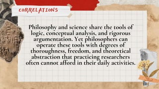 SCIENCE VS PHILOSOPHY | PPTX