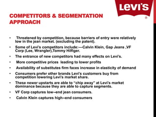 Levi's Strauss Jeans | PPTX | Apparel Industry | Industries