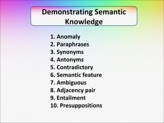 semantics the study of meaning | PPT
