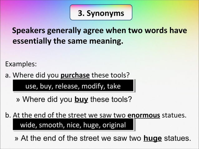 semantics the study of meaning | PPT | Science