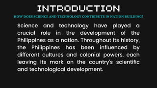 SCIENCE TECHNOLOGY AND NATION BUILDING | PPTX