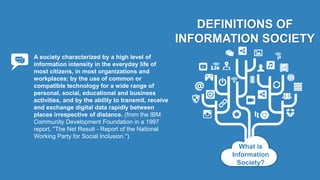Group 1 STS Respi - Information Society | PPTX