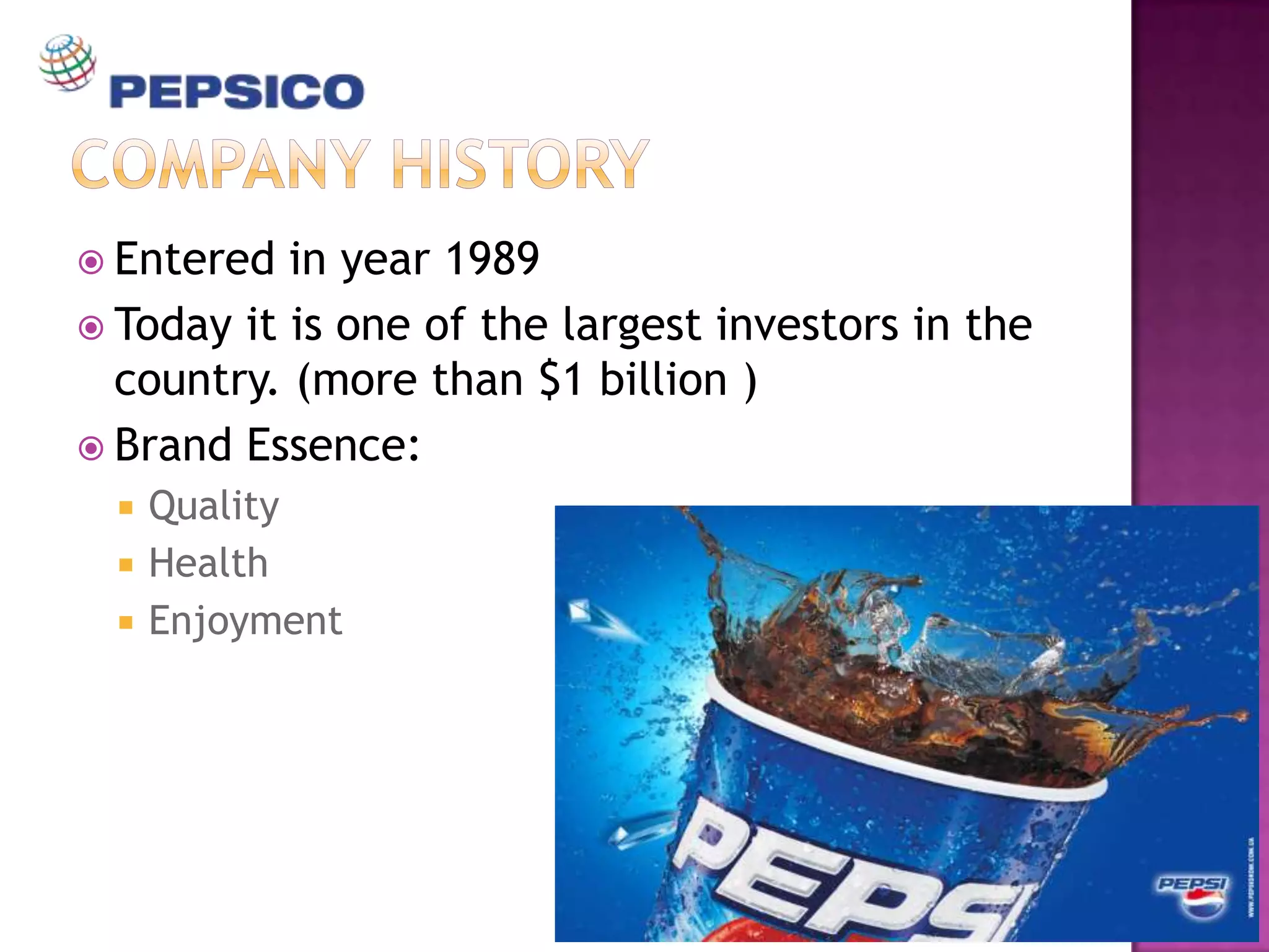 study of the distribution strategy pepsi_co. | PPTX