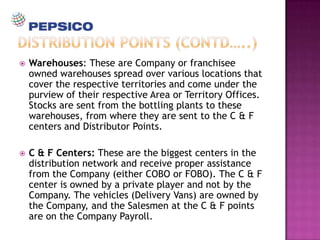 study of the distribution strategy pepsi_co. | PPTX