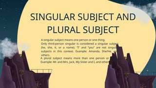 SUBJECT VERB-AGREEMENT Kelompok Satu, ppt | PPTX