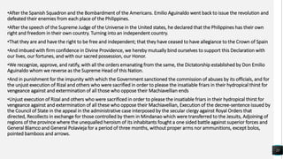 The Act of Proclamation of the Independence of the Filipino people | PPTX