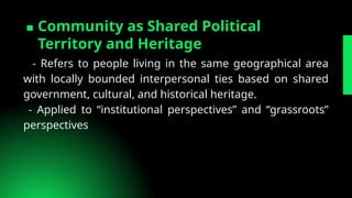 Community Engagement Solidarity and Citizenship Module 1- Understanding ...