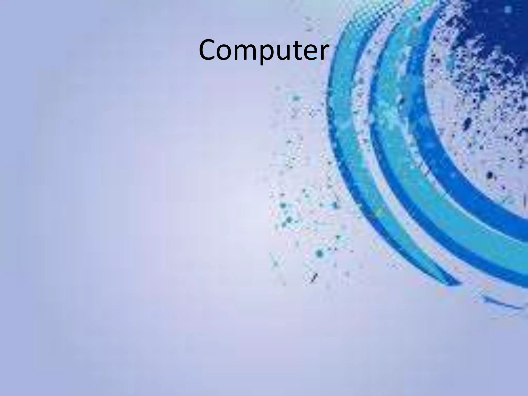 Parts and Function of Computer | PPTX