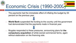 Economic Crisis in Zimbabwe- Revealed | PPTX