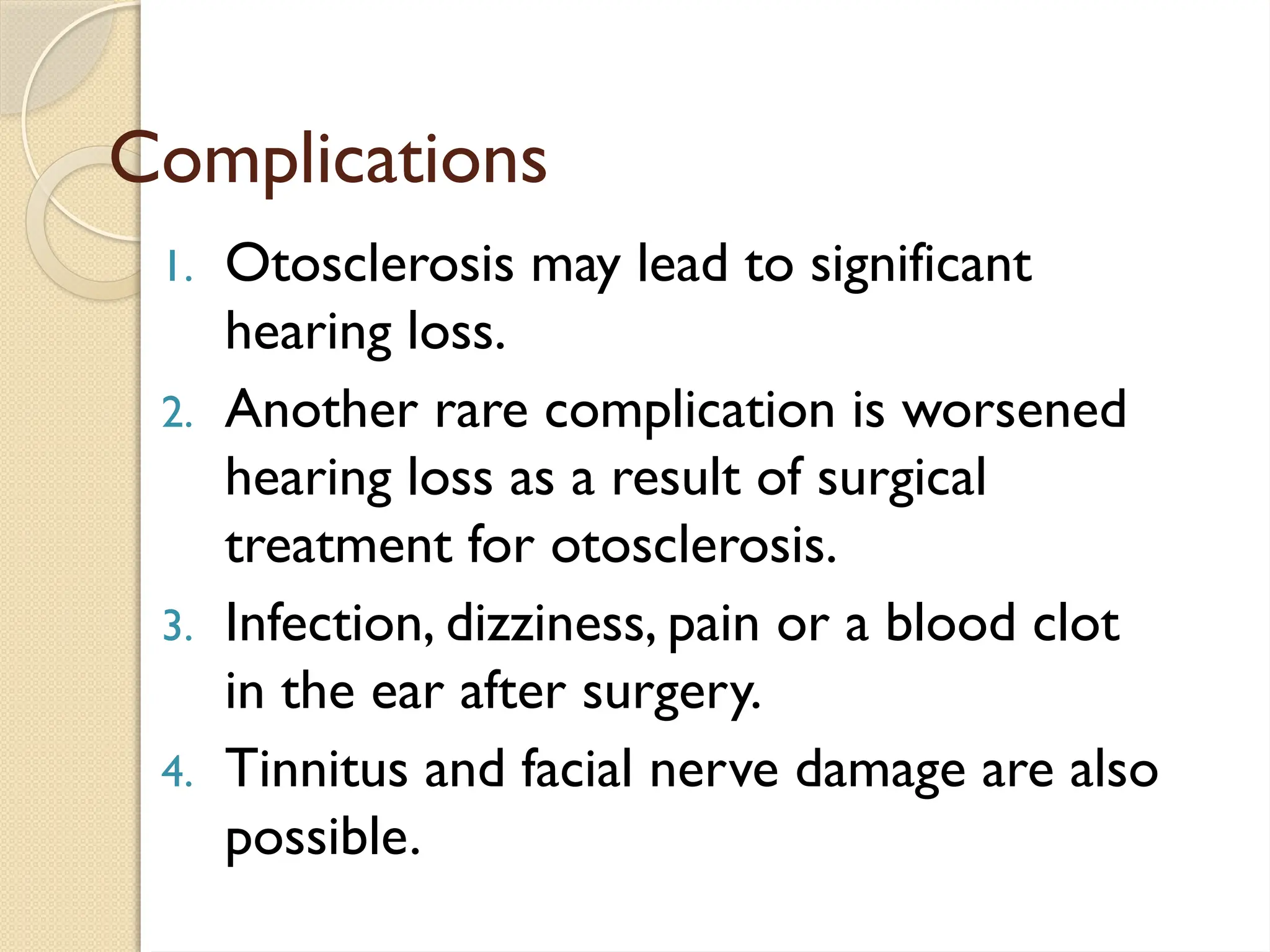 Disorder of the external and middle ear, otitis media and otosclerosis ...