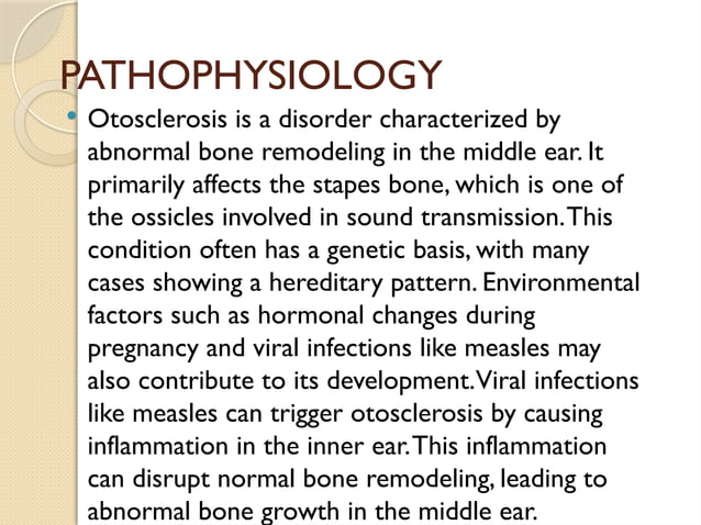 Disorder of the external and middle ear, otitis media and otosclerosis ...