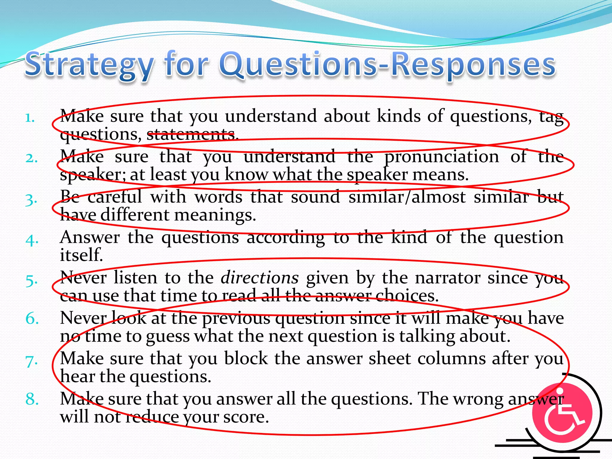 Tips doing Listening question | PPT