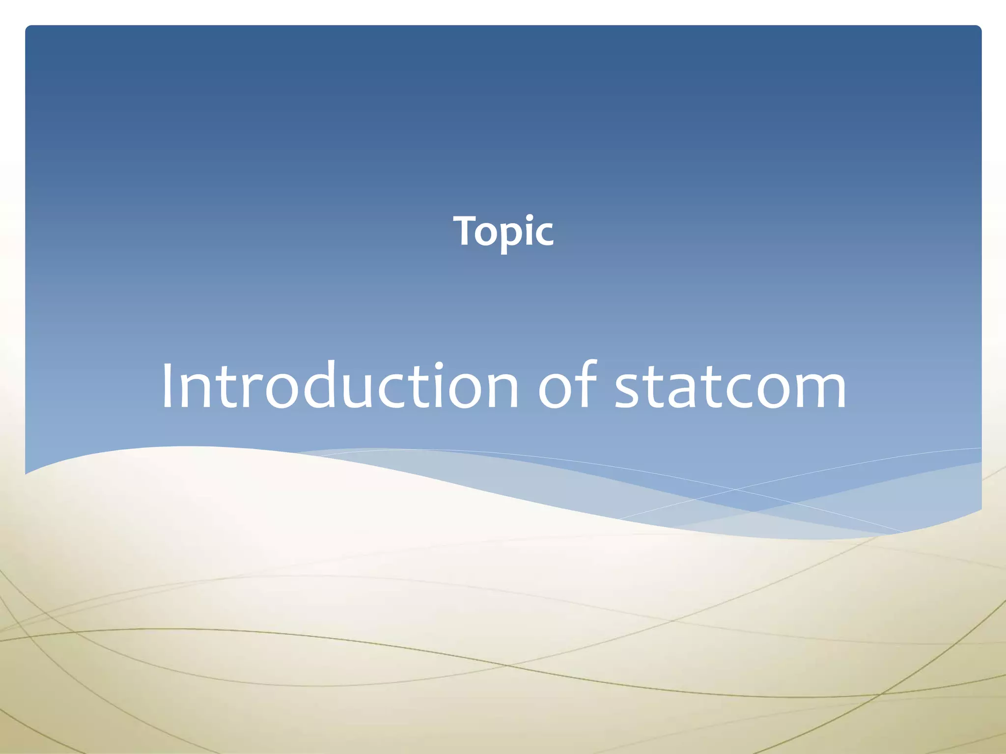 statcom | PPTX