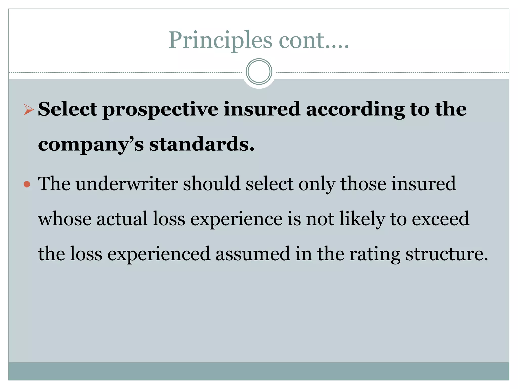 Underwriting in Insurance | PPTX