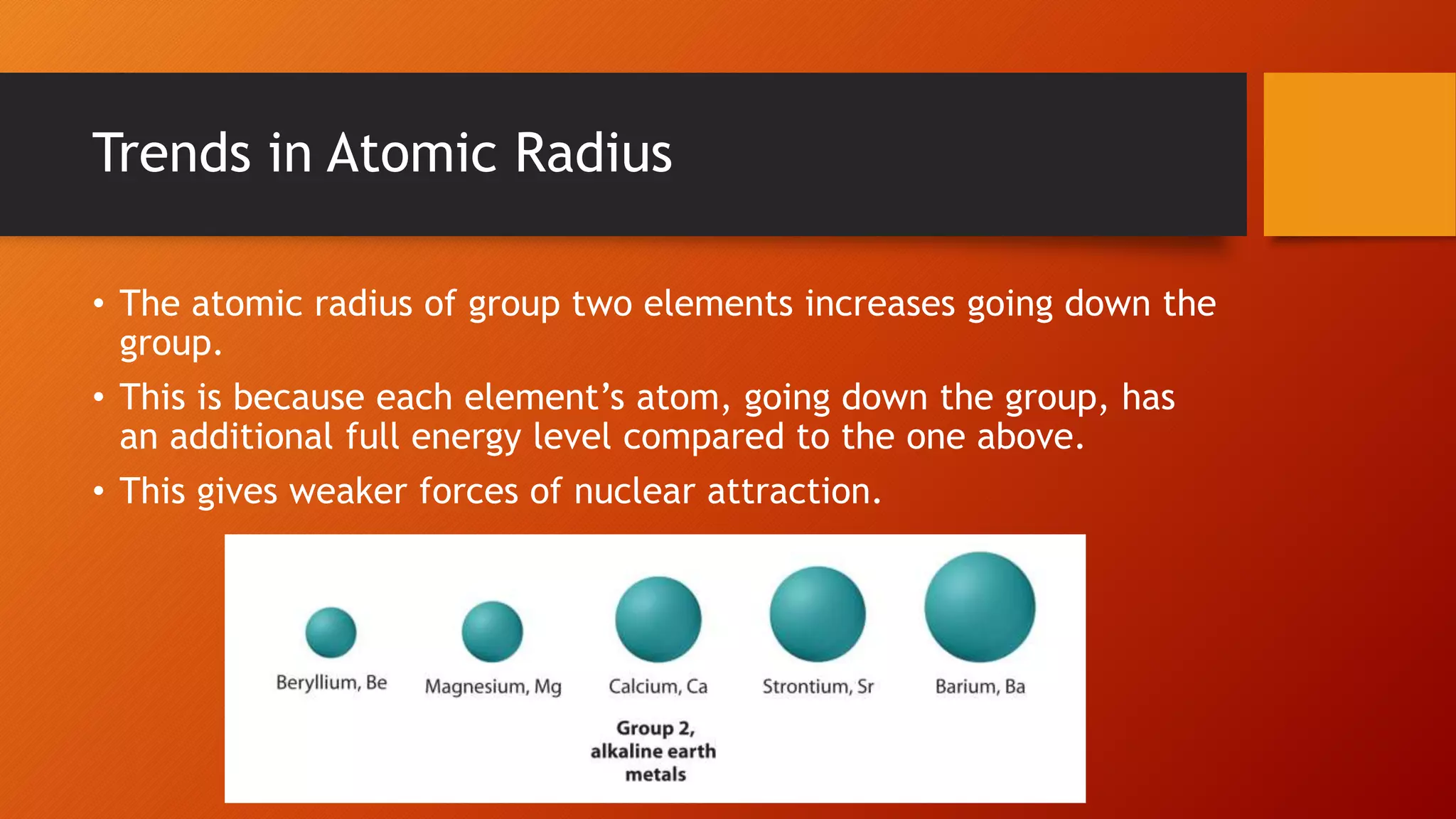 Group 2- The Alkaline Earth Metals | PPTX