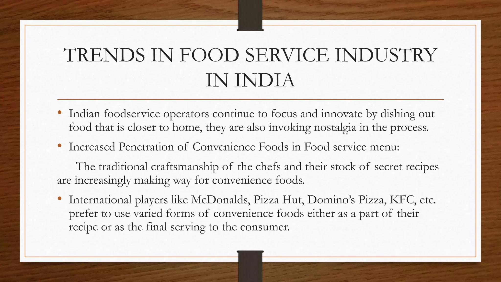 History of Food Service Industry | PPTX