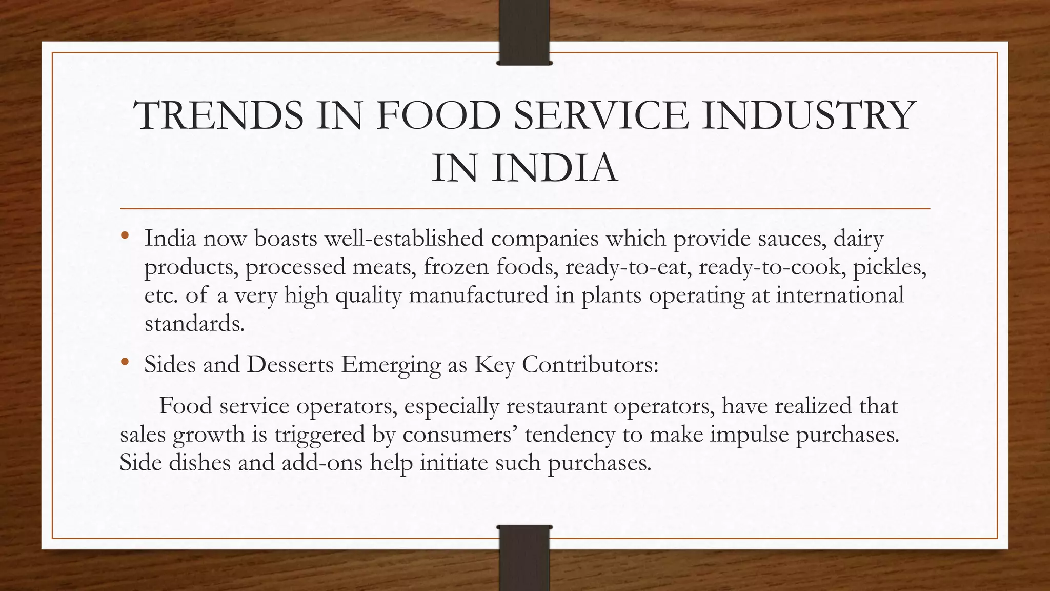 History of Food Service Industry | PPTX