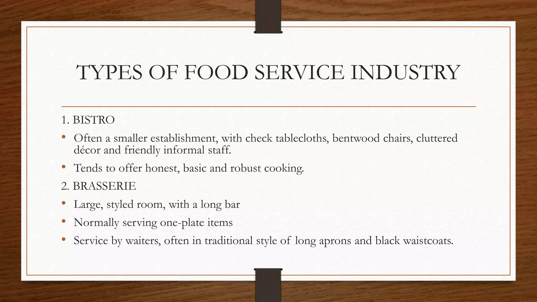 History of Food Service Industry | PPTX