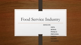 History of Food Service Industry | PPTX