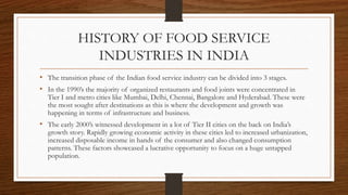 History of Food Service Industry | PPTX